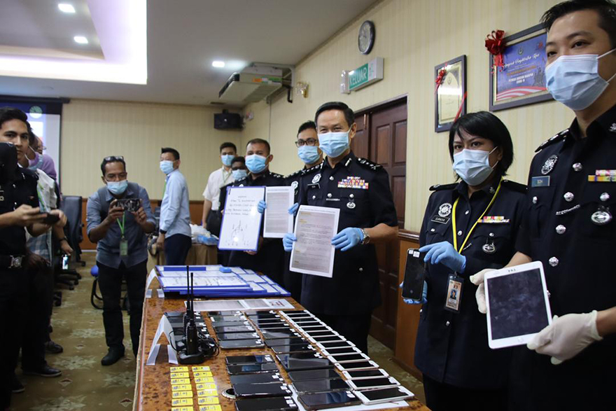 Macau Scam Syndicate Busted by Local Police | Ipoh Echo
