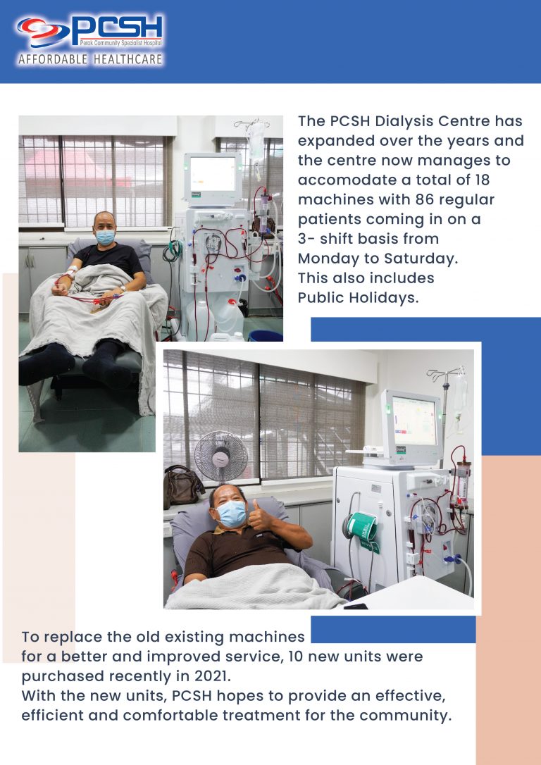 Brand New Equipment at PCSH Dialysis Centre | Ipoh Echo