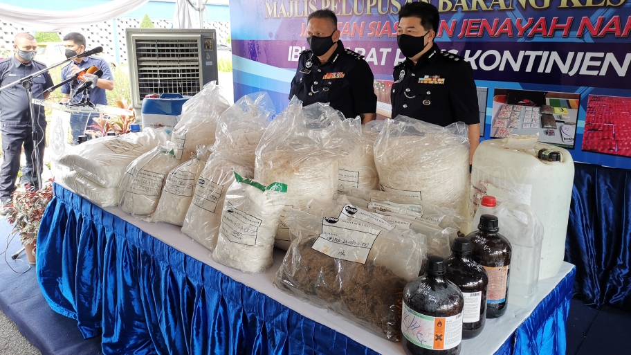 Rm58 Million Worth Of Seized Drugs Sent For Disposal Ipoh Echo