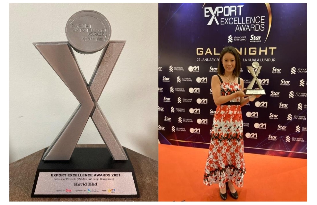 Hovid Wins Export Excellence Awards 2021 | Ipoh Echo