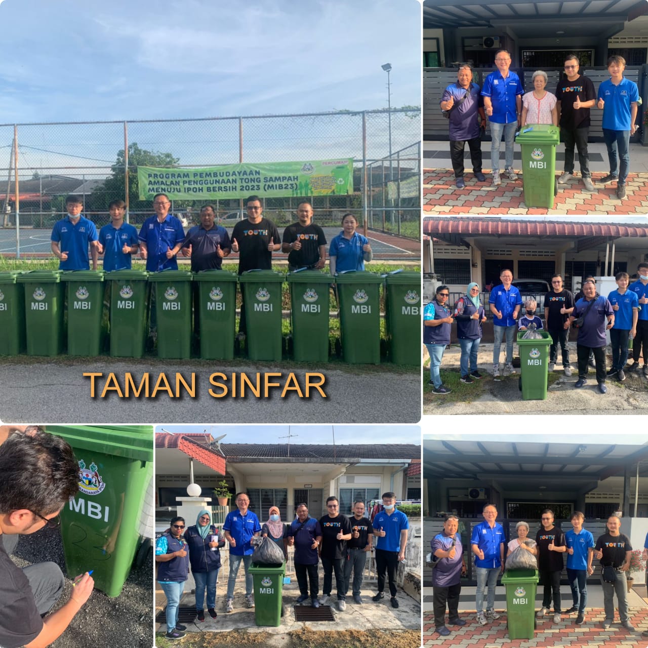 2,650 Free Bins Distributed to Five Ipoh City Council Areas | Ipoh Echo