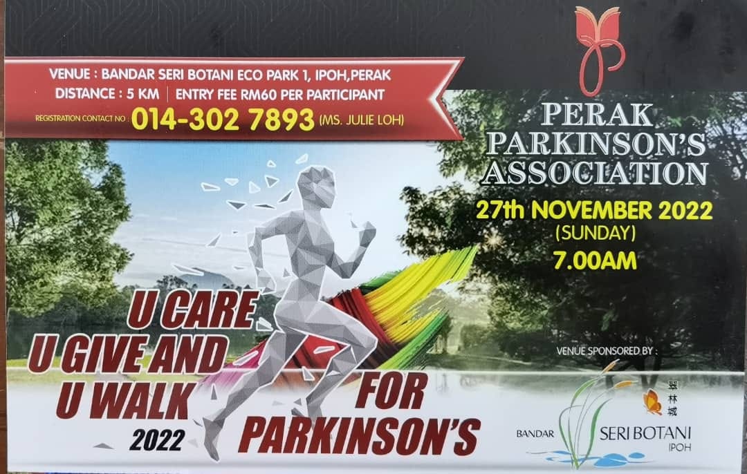 Perak Parkinson’s Association holding ‘U Care, U Give and U Walk ...