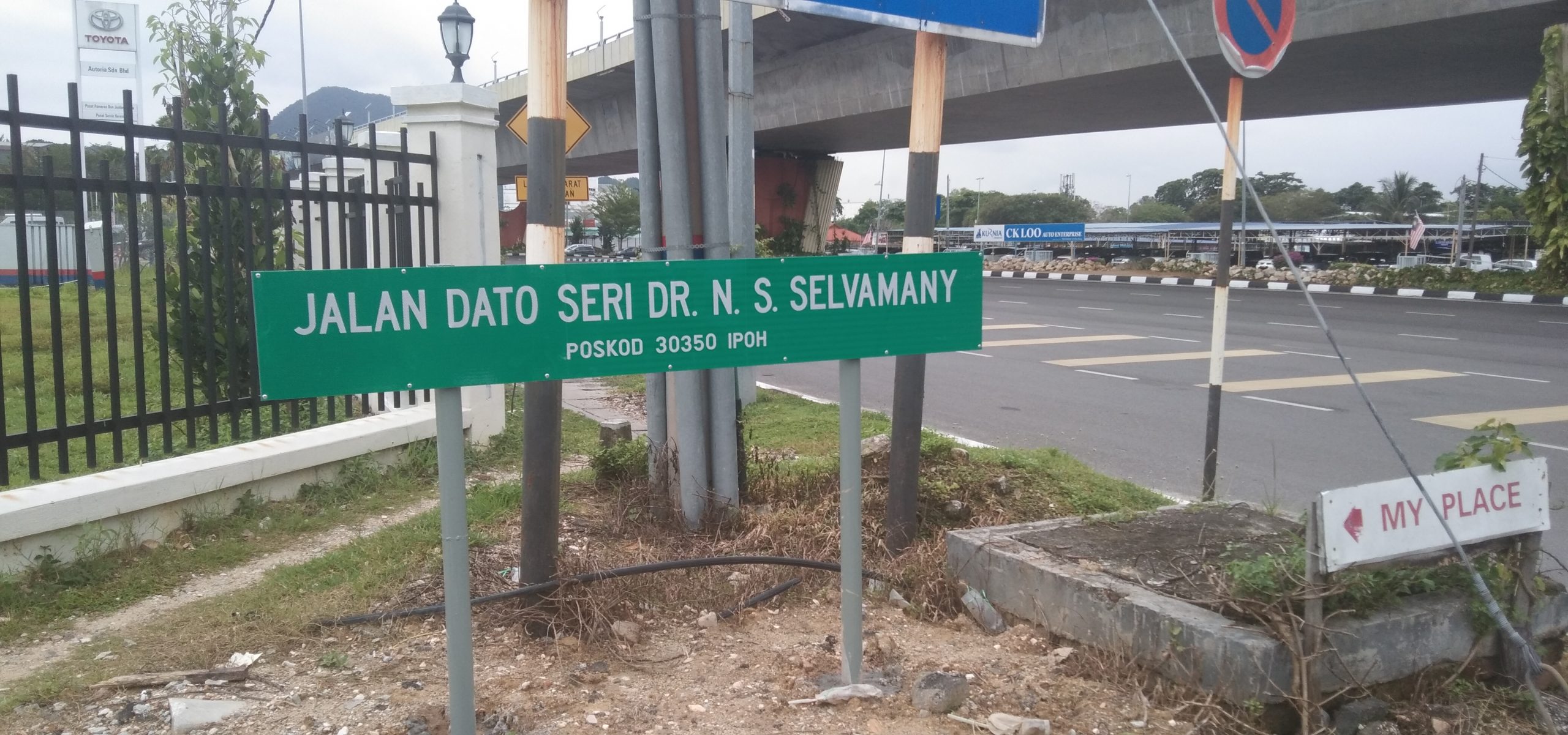 Ipoh road named in honour of the late Dato' Seri Dr. N. S. Selvamany ...