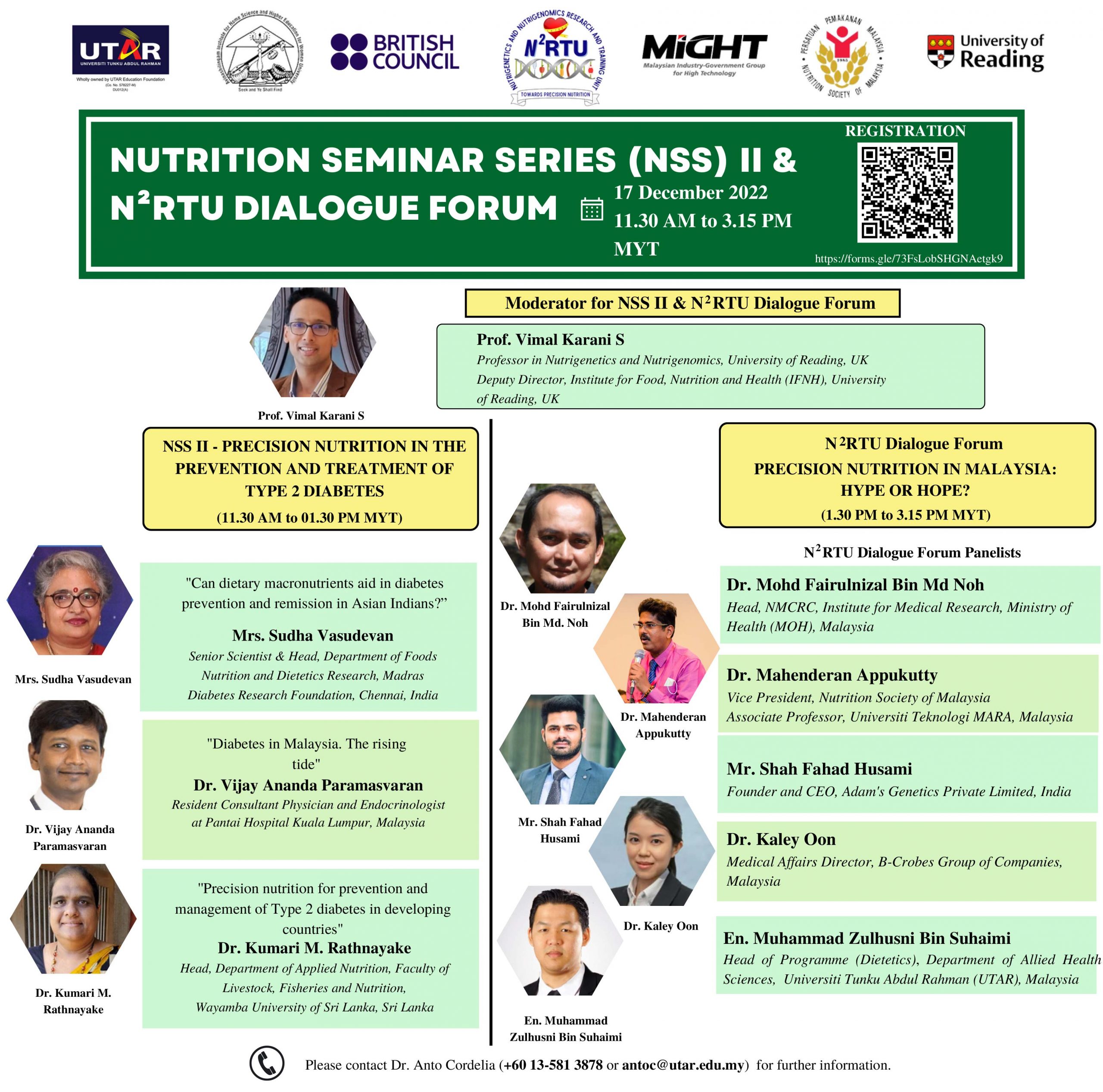 Nutrition Seminar Series II & N2RTU Dialogue Forum | Ipoh Echo