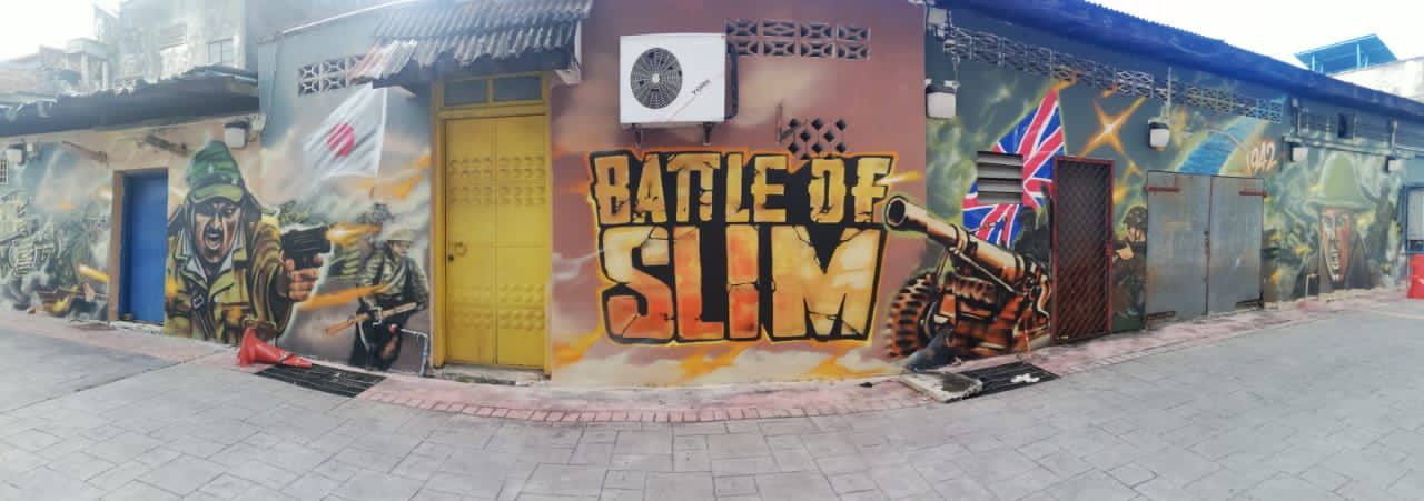 The Battle of Slim River depicted in mural | Ipoh Echo