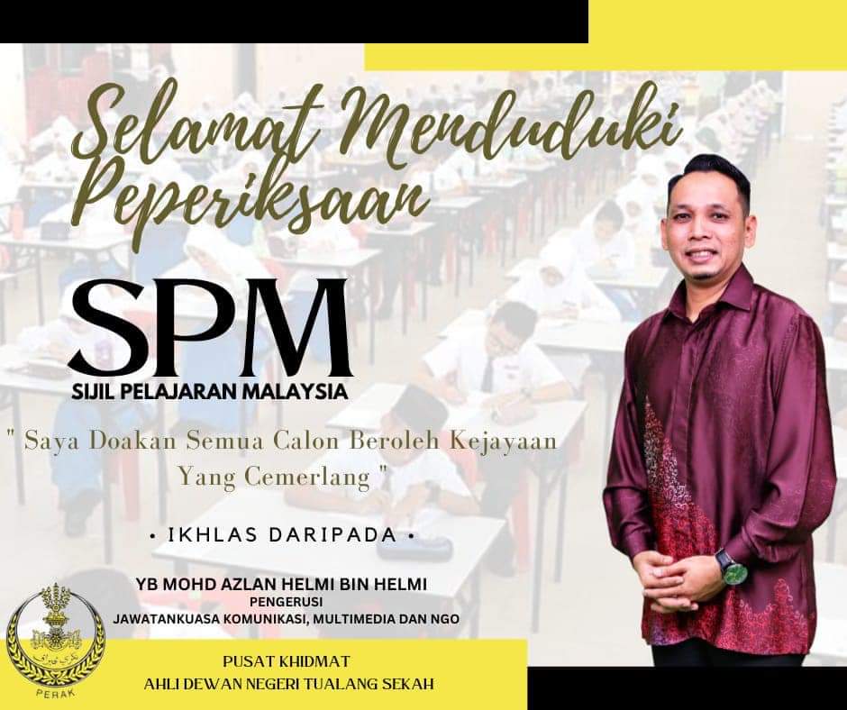 SPM starts today, 32,736 candidates in Perak | Ipoh Echo