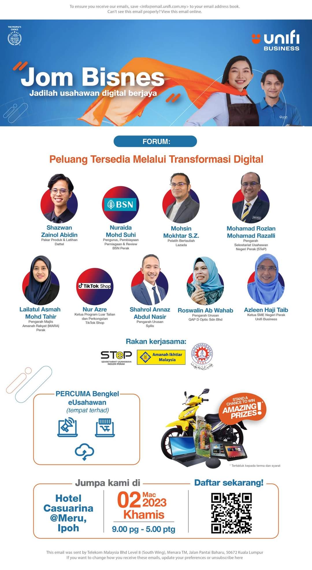 TM Unifi seminar for entrepreneurs who venture into digital skills | Ipoh Echo