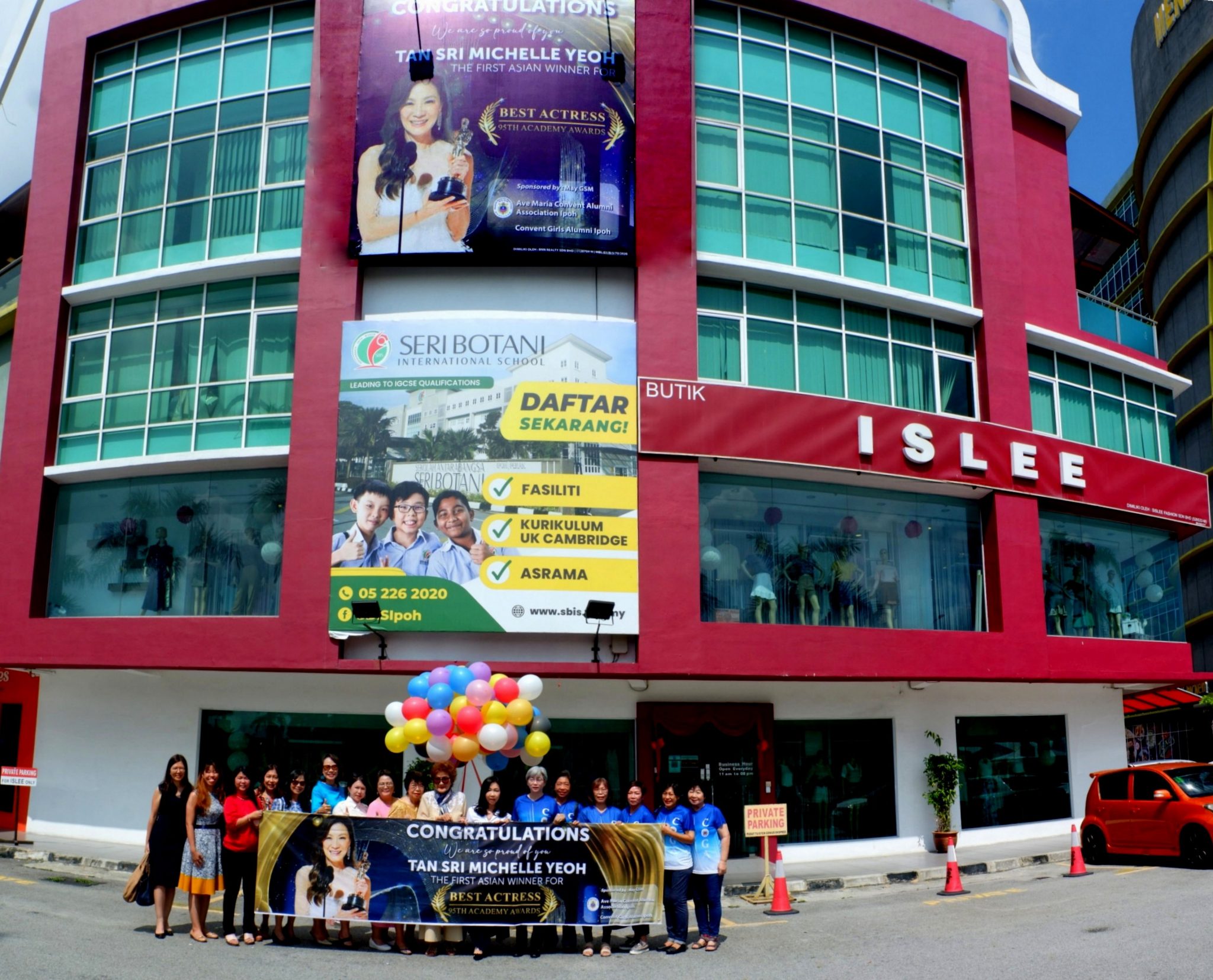 Convent’s Alumni Erect First Congratulatory Poster To Michelle Yeoh In ...