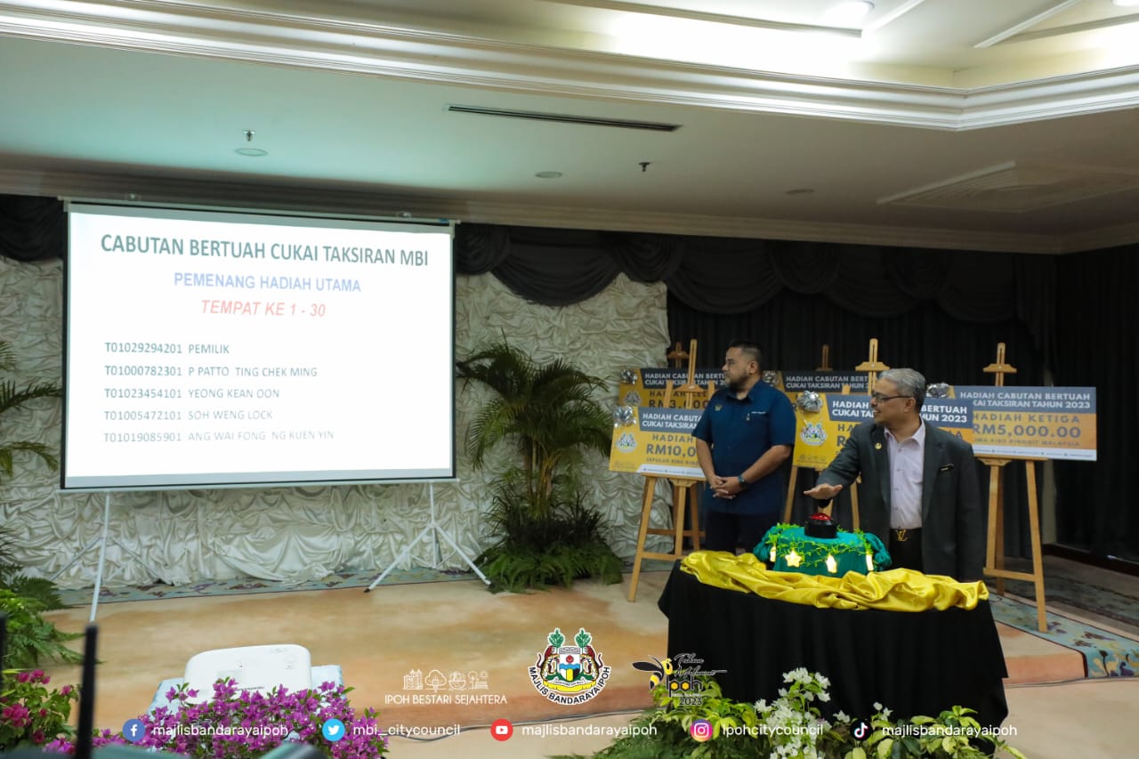 Cash prize of RM76,000 for lucky draw Cukai Taksiran 2023 | Ipoh Echo