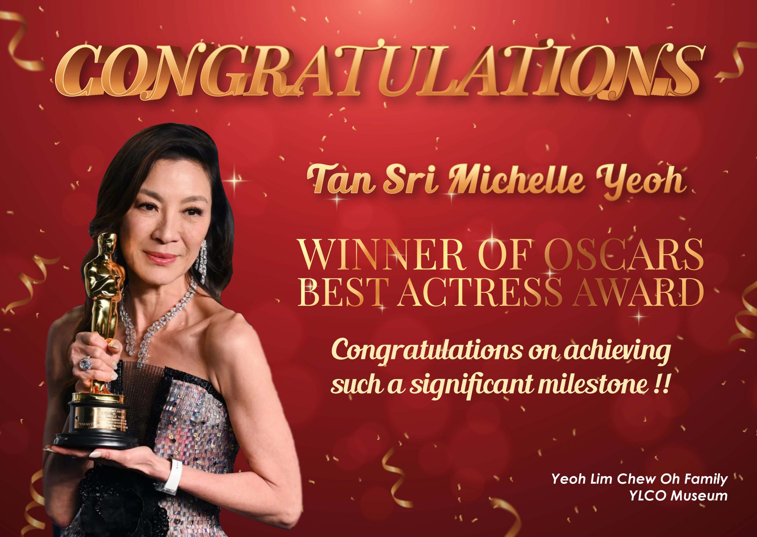 Congratulations Tan Sri Michelle Yeoh | Ipoh Echo