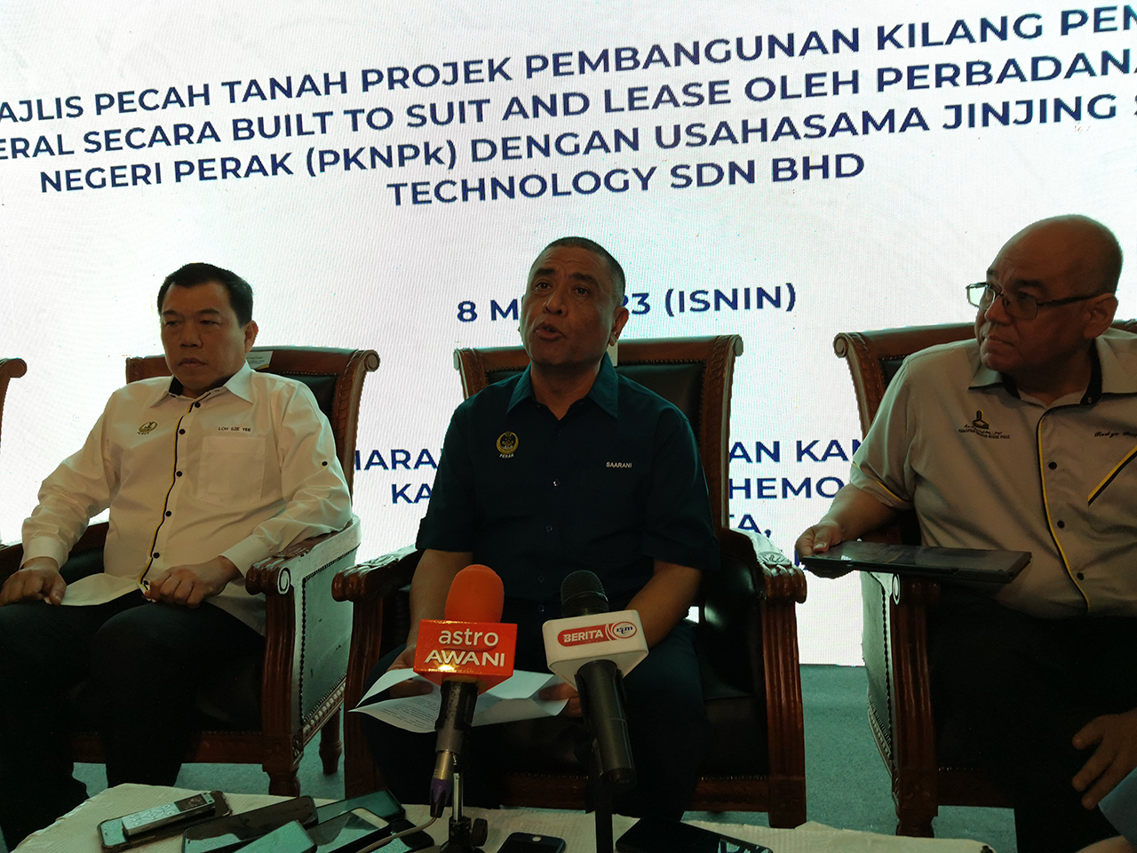 Perak received RM100 million investment for a pilot project at Silver ...