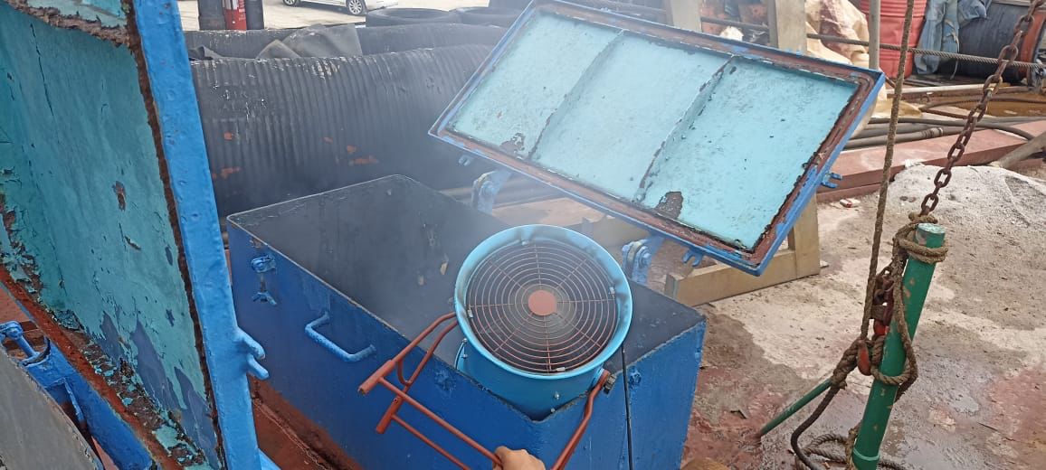 Sand Suction Ship on Fire in Manjung | Ipoh Echo