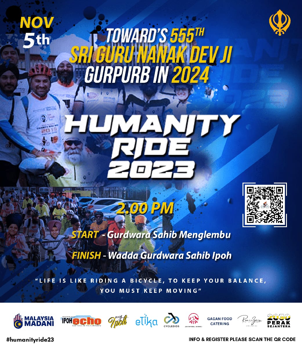 Caption Pix: 555th Sri Guru Nanak Dev Ji Gurpurb | Ipoh Echo