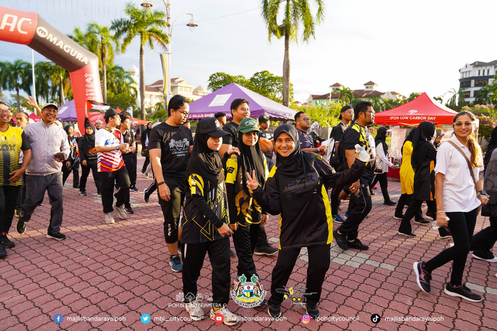 Over 3,000 Participants Join Donut City Fun Walk @ Ipoh Low Carbon Day ...
