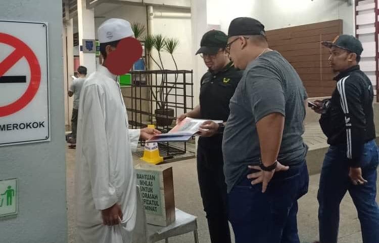 JAIPk arrests two men soliciting donations at the Tapah RnR | Ipoh Echo