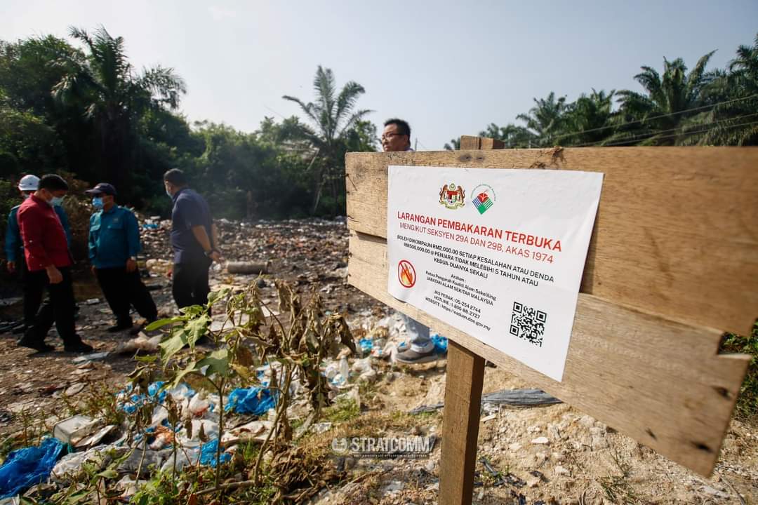 PTPTK prohibits open burning to prevent risks | Ipoh Echo