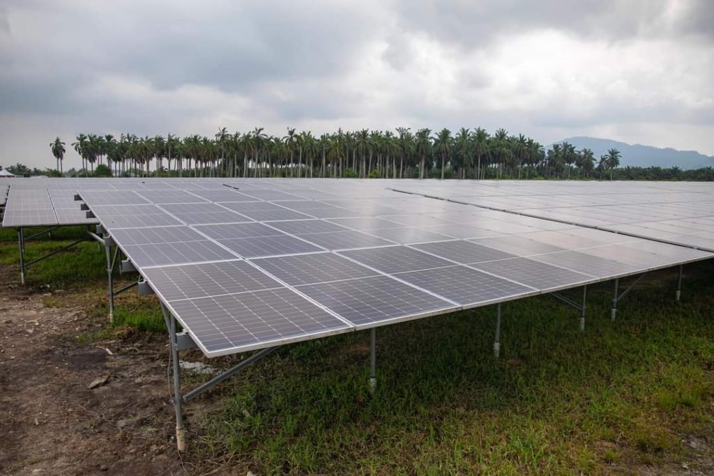 The construction of the Kerian solar farm aligns with the progress of ...