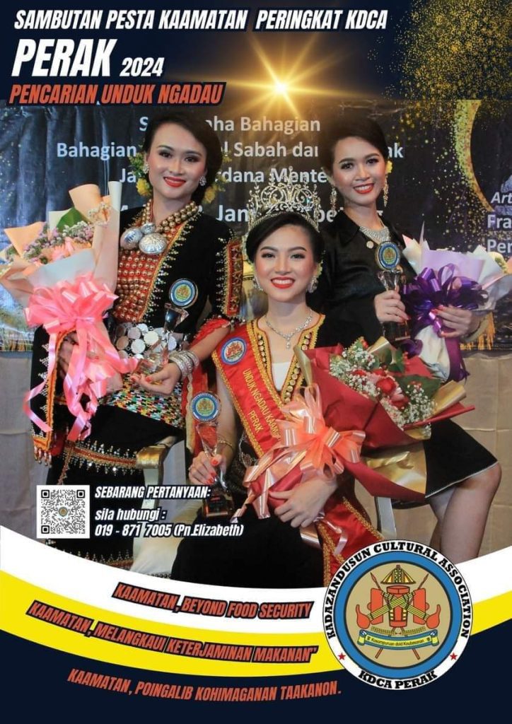 KDCA Perak to Host Pesta Kaamatan and Unduk Ngadau Pageant This Saturday | Ipoh Echo