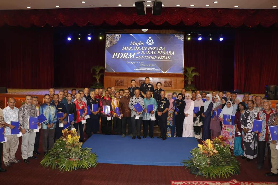 Perak Police Celebrate 99 Retirees, Appreciate Contributions to the ...