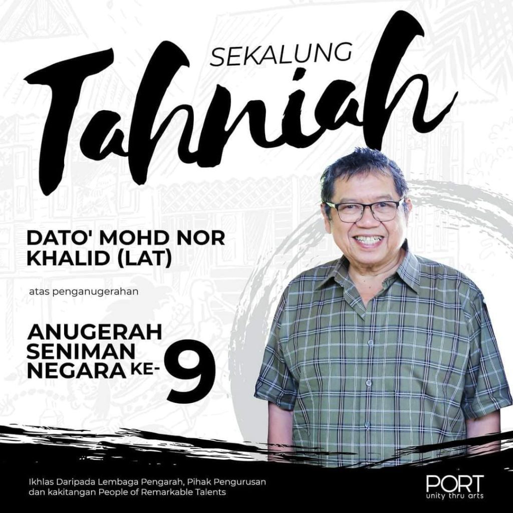 Datuk Lat Officially Named Seniman Negara | Ipoh Echo