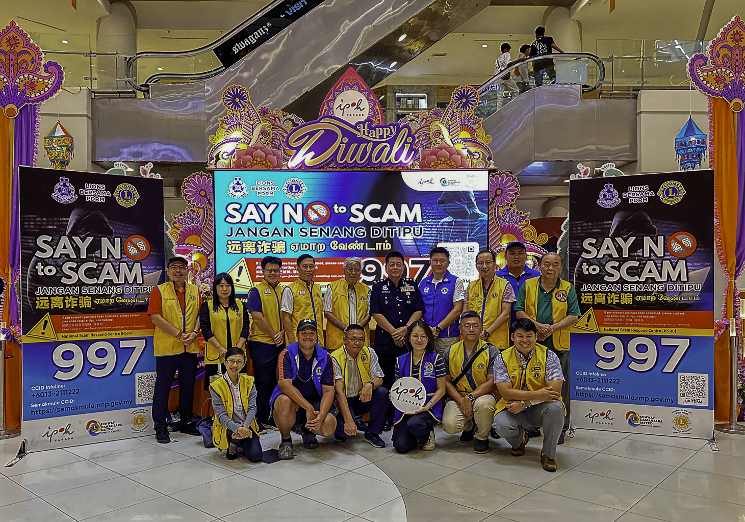 Say No to Scams: Ipoh Parade Teams Up with Lions to Launch Anti-Scam ...