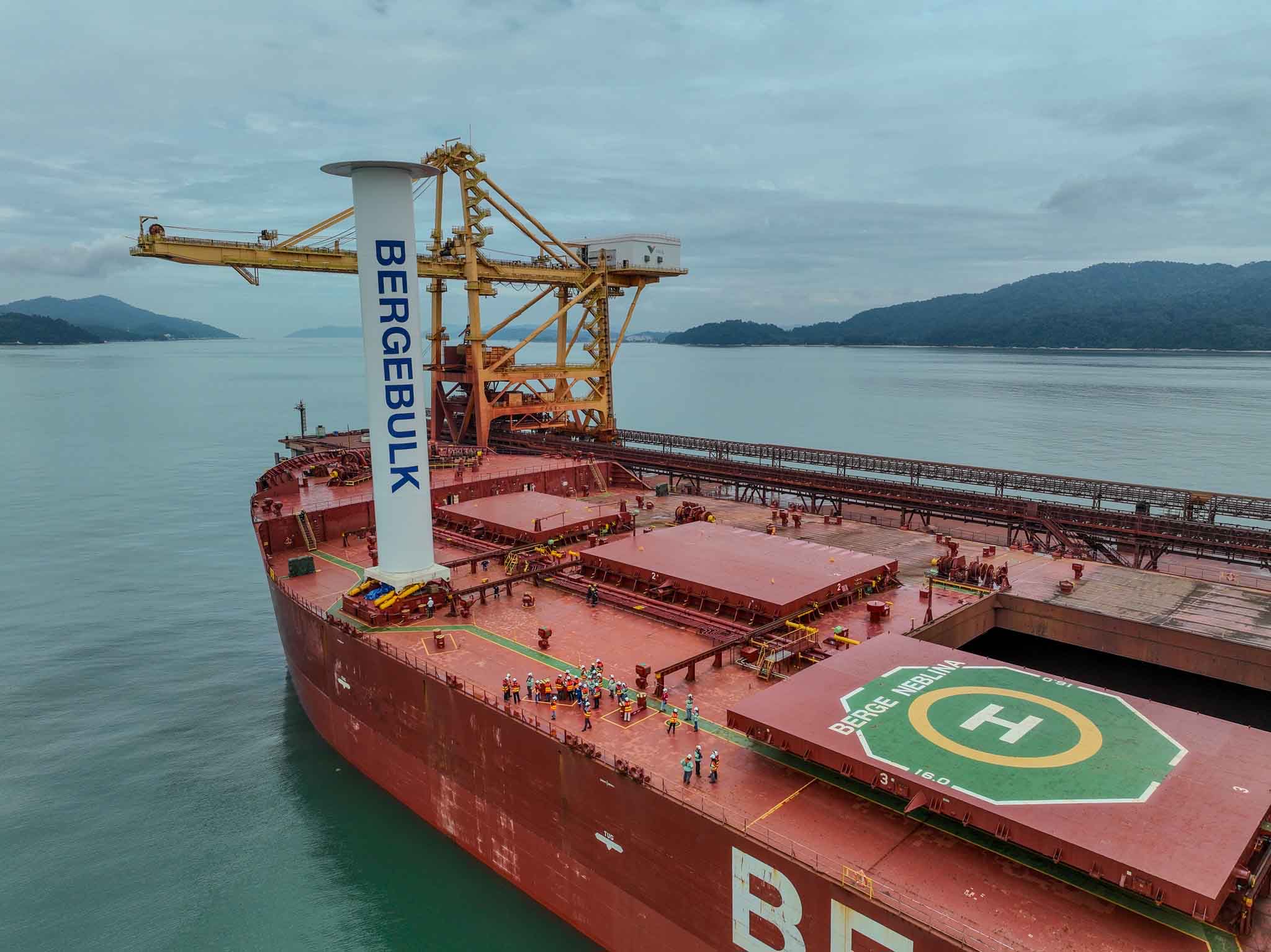One of the World’s Largest Wind-Power-Assisted Ships Arrives in ...