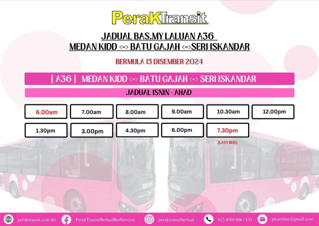 myBAS Rebranded as Bas.My to reflect better Bus Services | Ipoh Echo