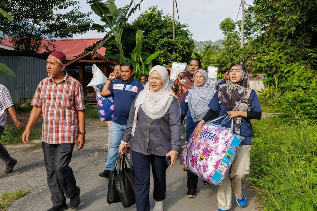 SKM Perak Ihsan Madani Team Supports Flood Victims in Mukim Kerunai | Ipoh Echo