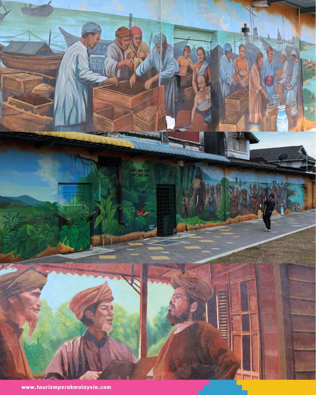 Beruas Town Revives Gangga Negara’s History Through Mural Art | Ipoh Echo