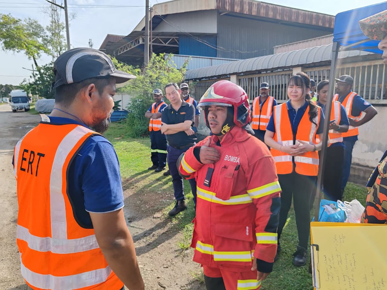 Fire Drill Tests Readiness of Factory Staff and Firefighters | Ipoh Echo