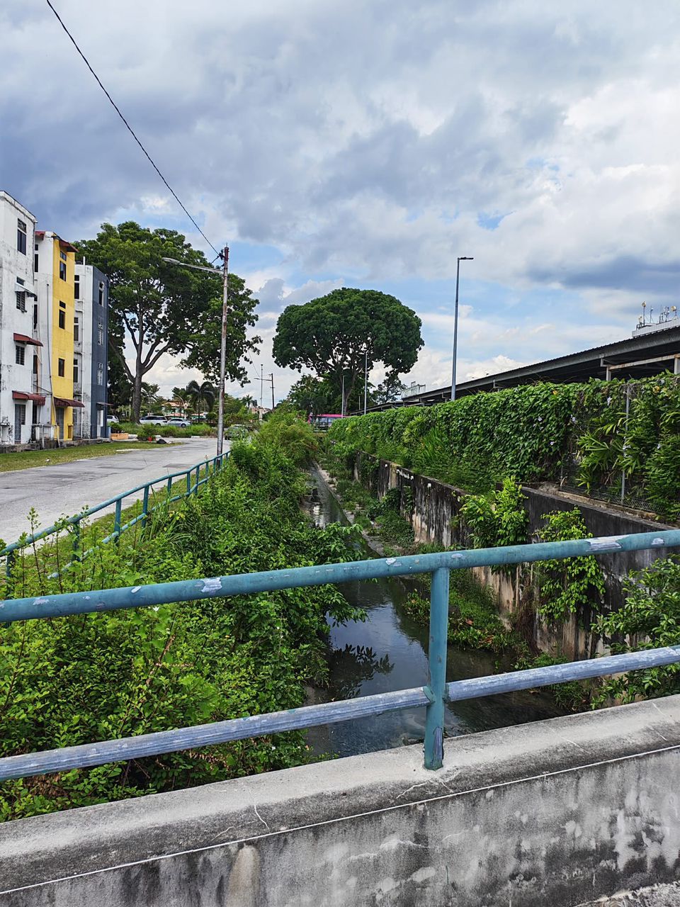 Monsoon Drain Located Near National Garden Apartment Flats, Overgrown ...