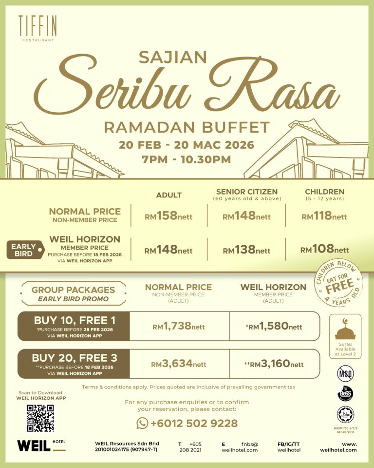 Ramadan Buffet 2026: WEIL Hotel Offers Over 100 Delectable Dishes ...